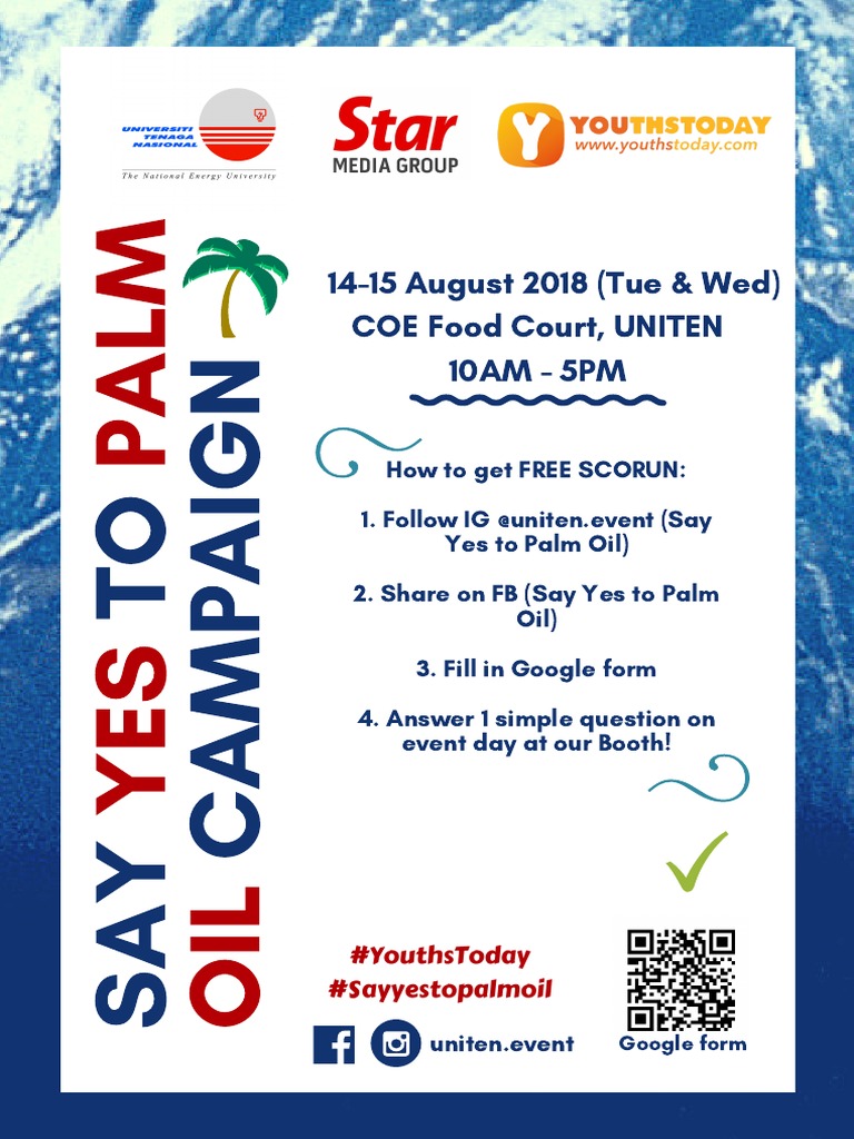 14-15 August 2018 (Tue & Wed) COE Food Court, UNITEN 10AM - 5PM | PDF