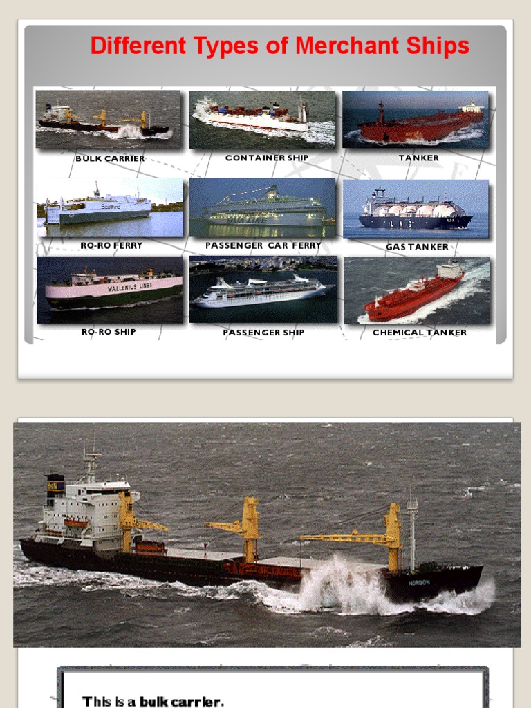 02 Types of Merchant Ships PDF | PDF