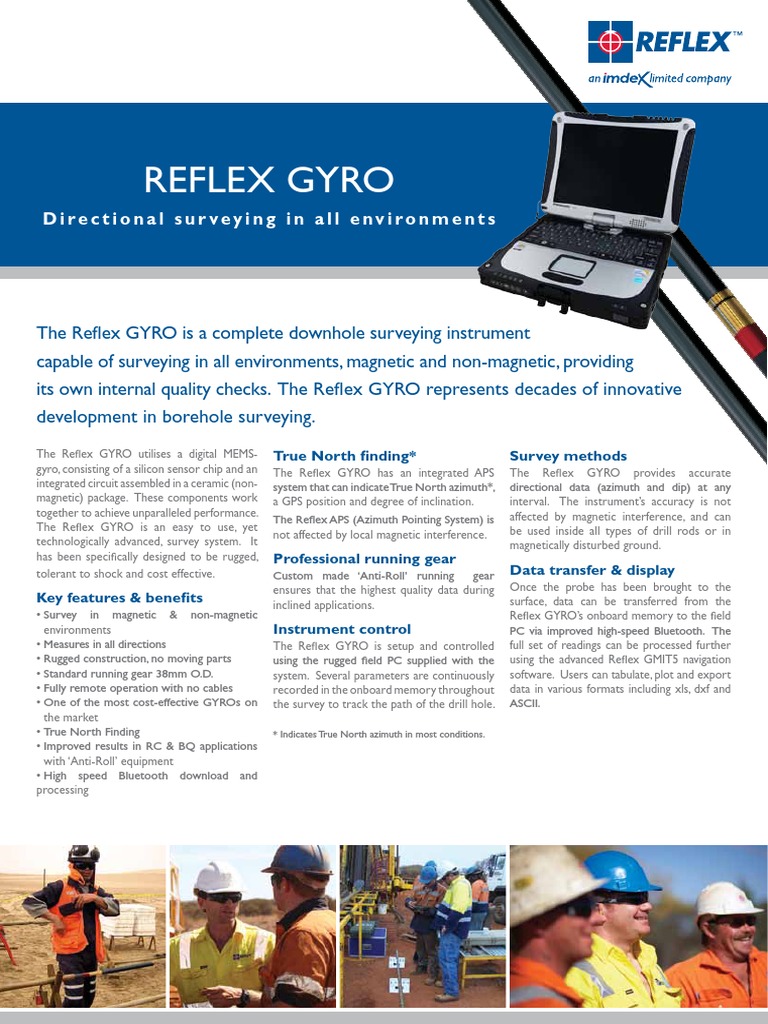 Reflex Gyro Brochure PDF | PDF | Surveying | Gyroscope