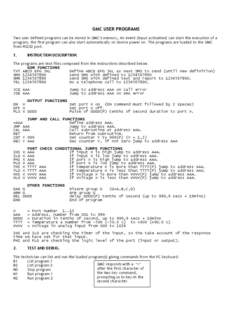 GMC Application Language | PDF | Subroutine | C (Programming Language)