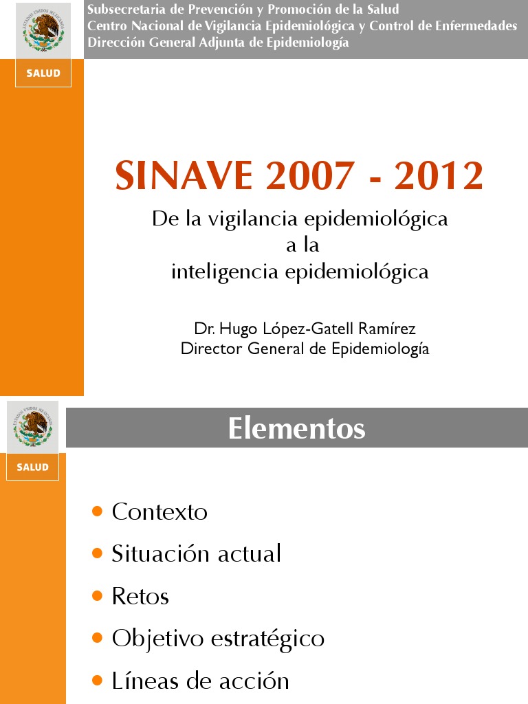 Sinave PDF | Download Free PDF | Epidemiología | Vigilancia