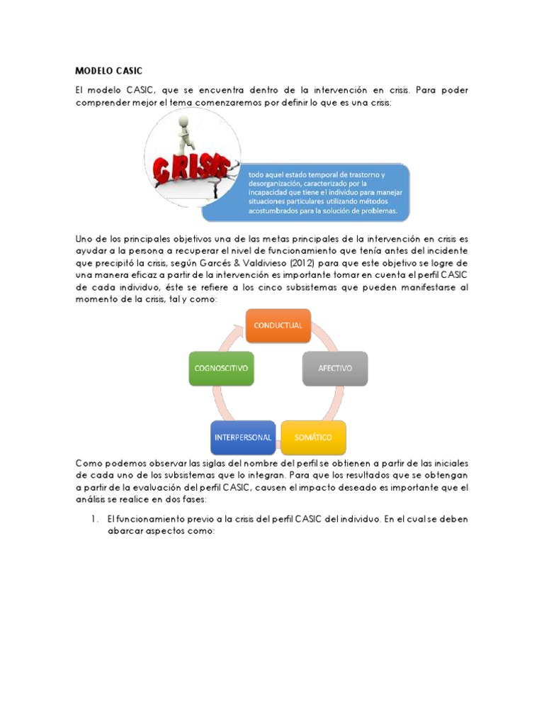 Modelo Casic | PDF | Conceptos psicologicos | Sicología
