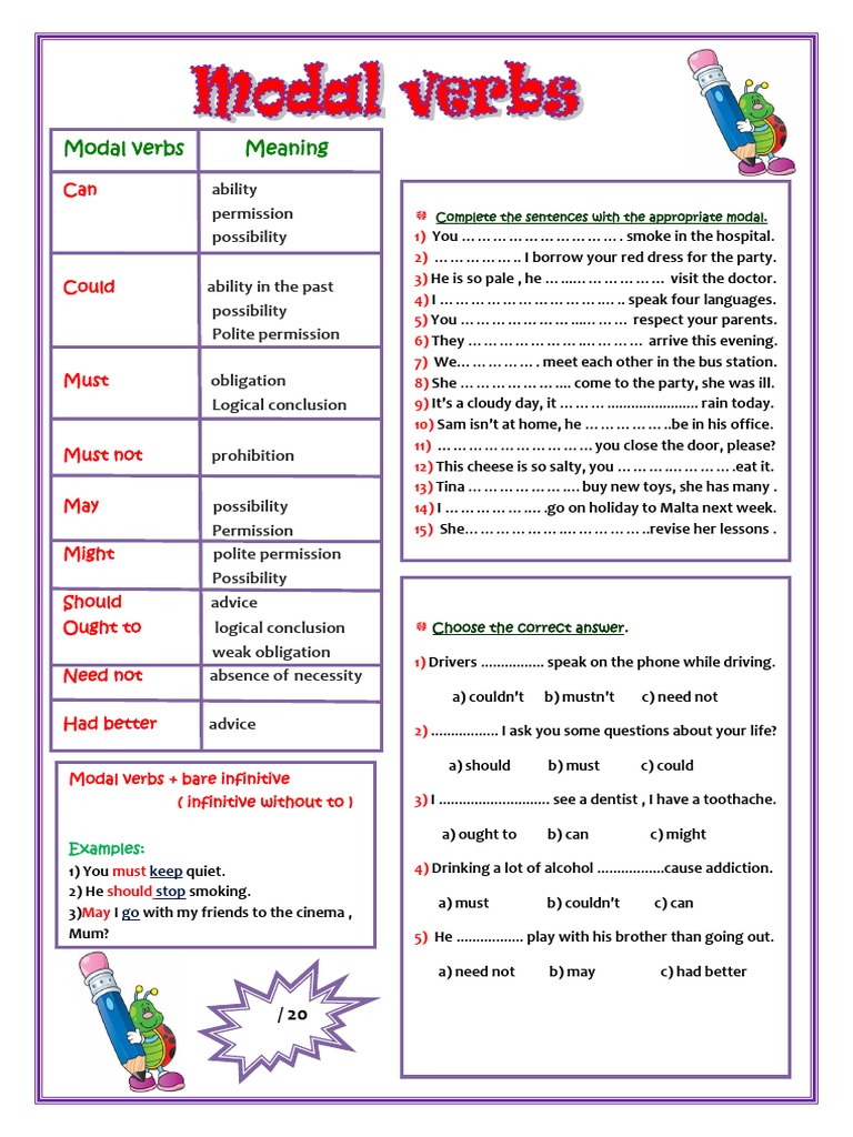 Modal-Verbs 76493 | PDF | Morphology | Cognitive Science