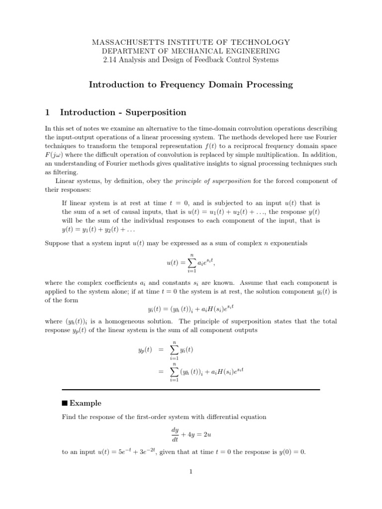 Introduction To Frequency Domain Processing | PDF | Trigonometric Functions | Spectral Density