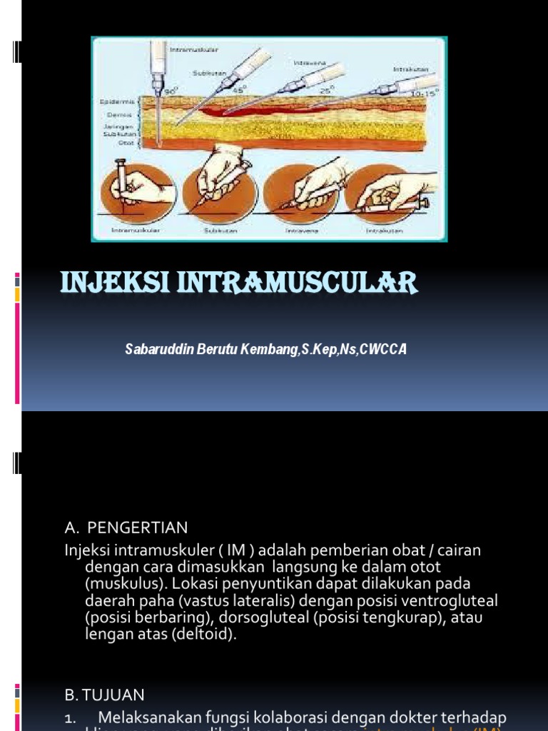 Injeksi Intramuscular | PDF