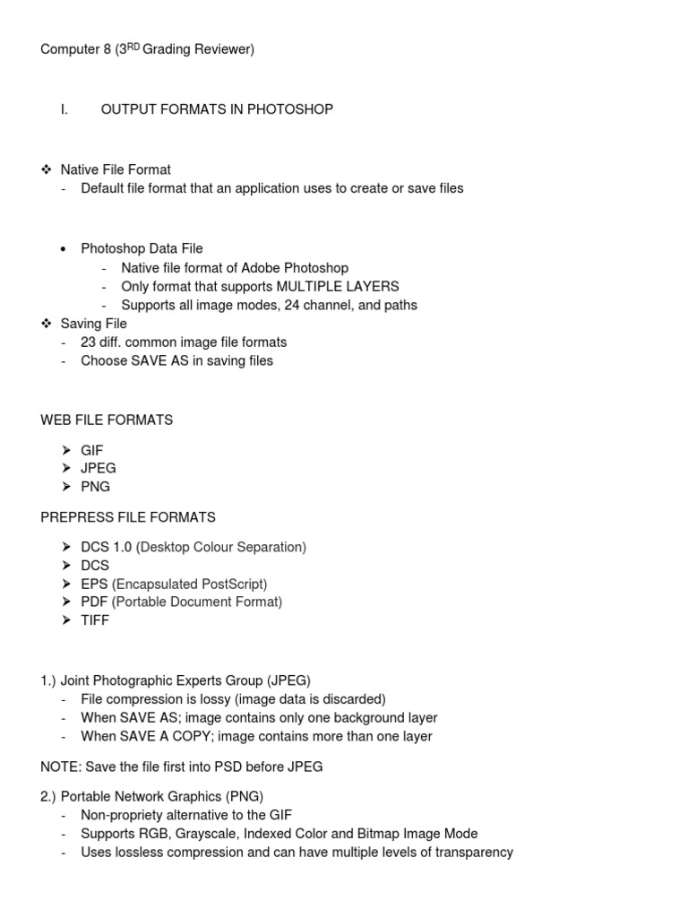 Desktop Colour Separation) Encapsulated Postscript) Portable Document ...