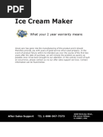 RCW Model 71 | PDF | Ice Cream | Ice