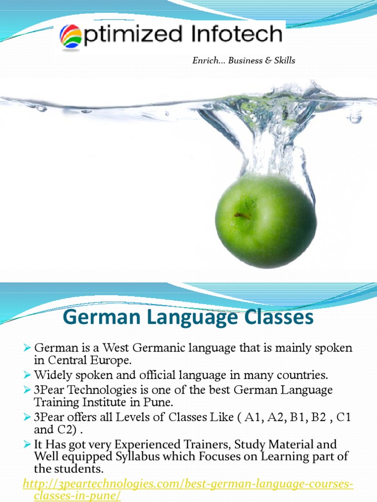 German Language Classes in Pune | PDF | German Language | Behavior ...