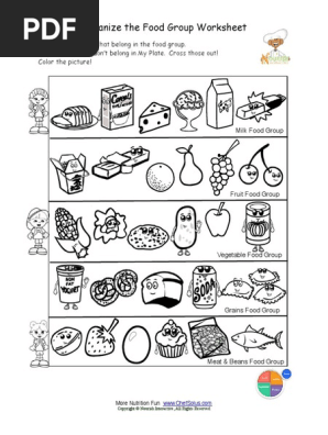 My Plate Black And White Printable