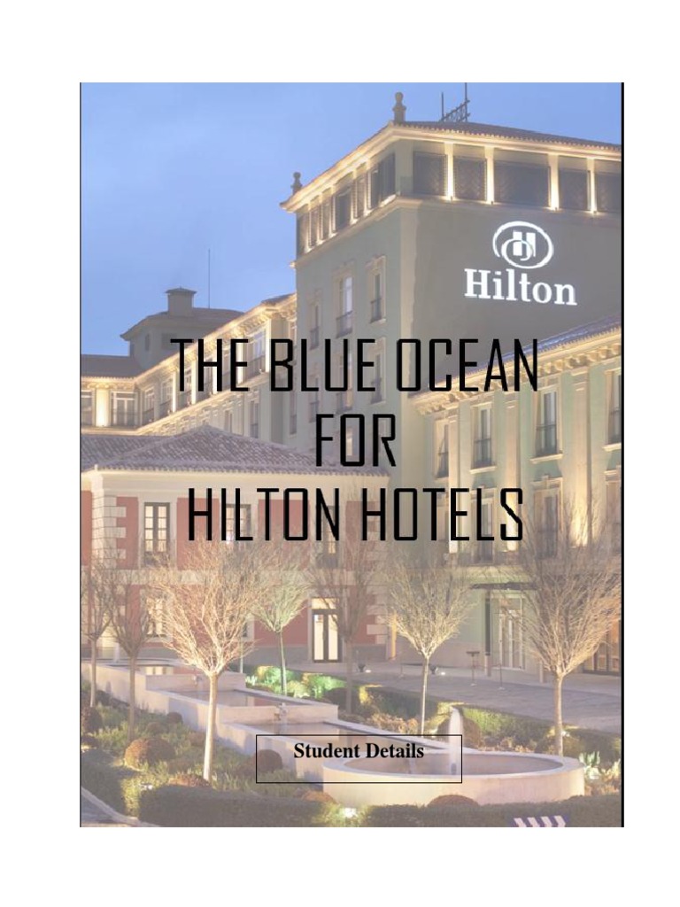 Hilton Marketing Plan (Final) | Hilton Worldwide | Marketing | Free 30 ...