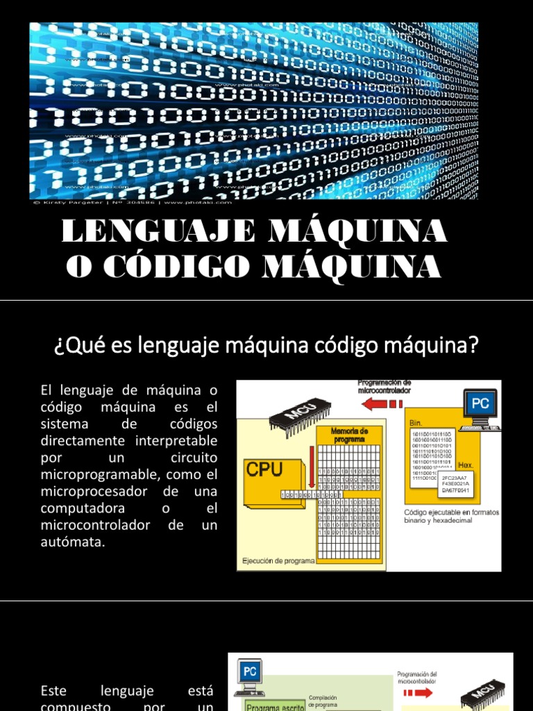 Lenguaje Máquina o Código Máquina | Ciencias de la Computación | Tecnología