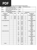 Tablas MTM PDF | PDF | Ingeniería | Fabricación e ingeniería