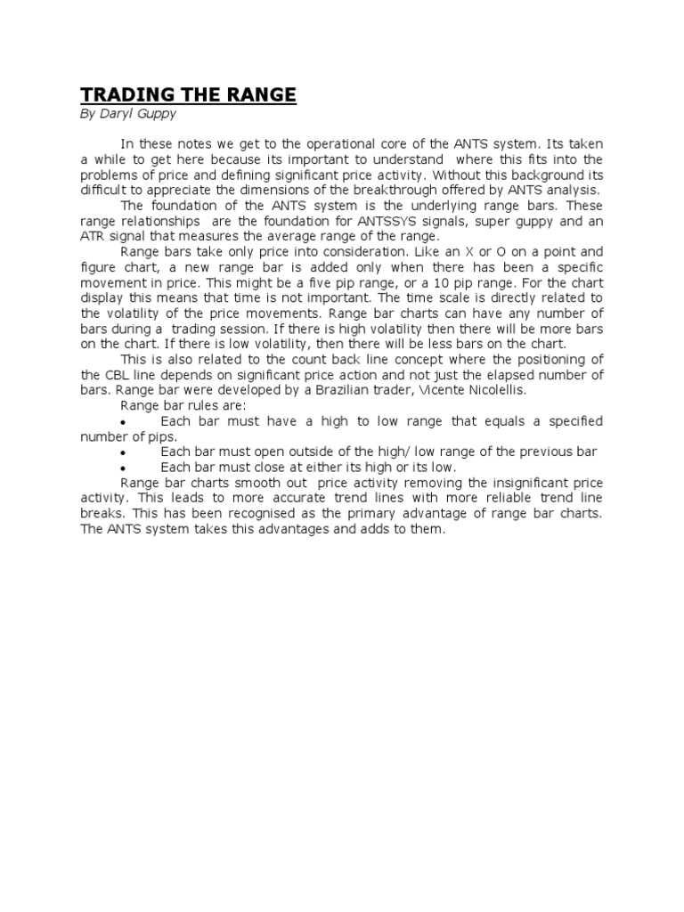 Trading The Range | PDF | Applied Mathematics | Teaching Mathematics