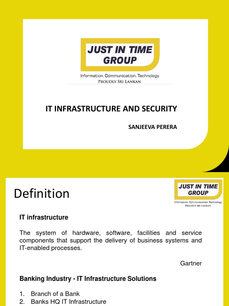 IT Infrastructure and Security BOC | Download Free PDF | Customer ...