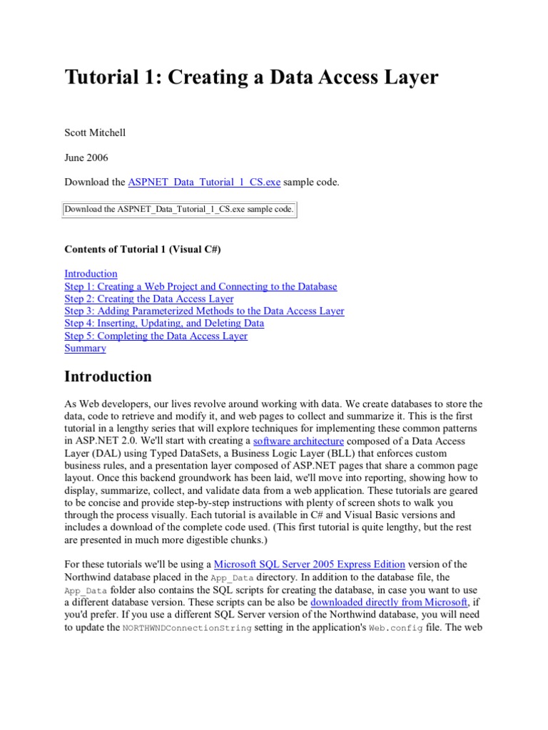 Tutorial 1 | PDF
