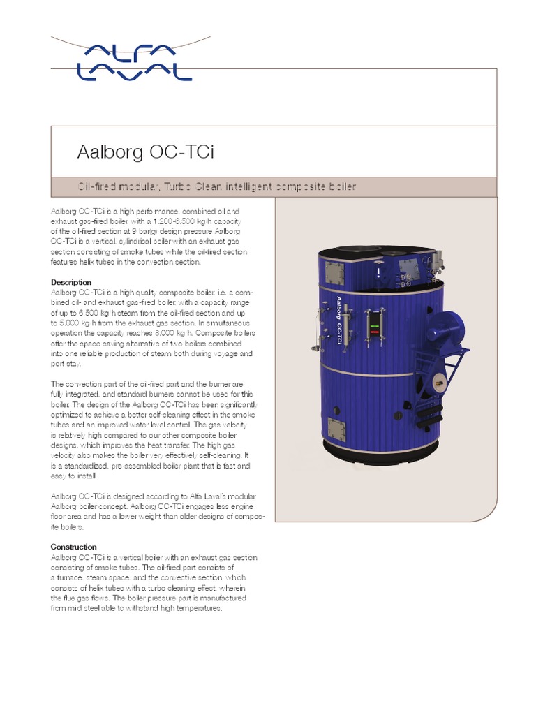 Aalborg Oc Tci | PDF | Boiler | Furnace