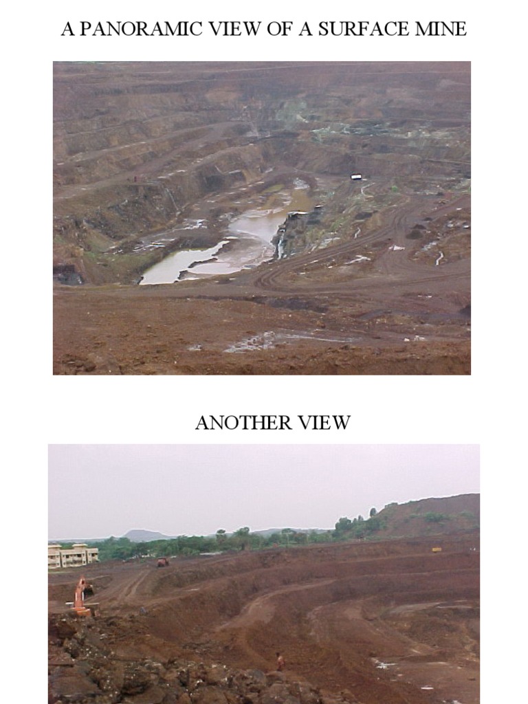 VIEWS OF SURFACE MINING METHODS | PDF | Coal Mining | Mining