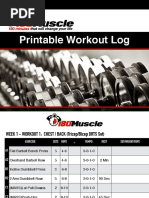 Ryan Humiston Workout - Shareable | PDF | Anatomical Terms Of Motion ...