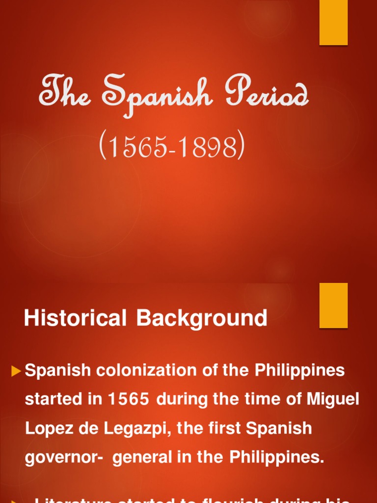 2.1 The Spanish Period 1565 1898 | PDF | Tagalog Language | Philippines