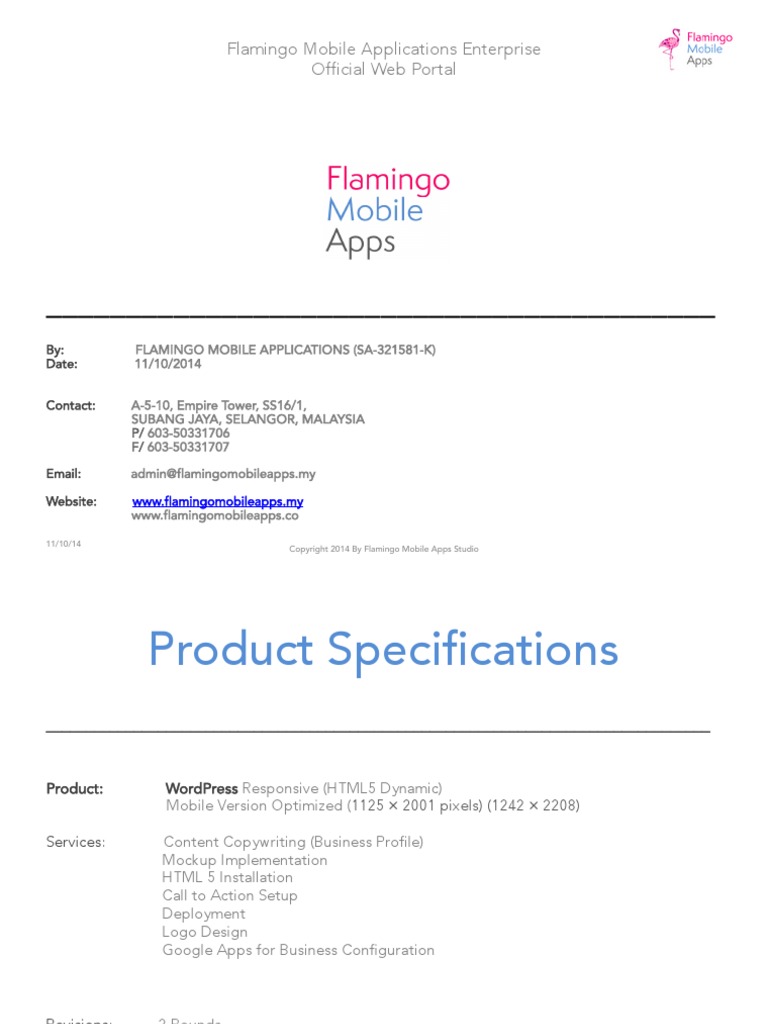 Flamingo Presentation PDF | PDF | Html5 | Websites