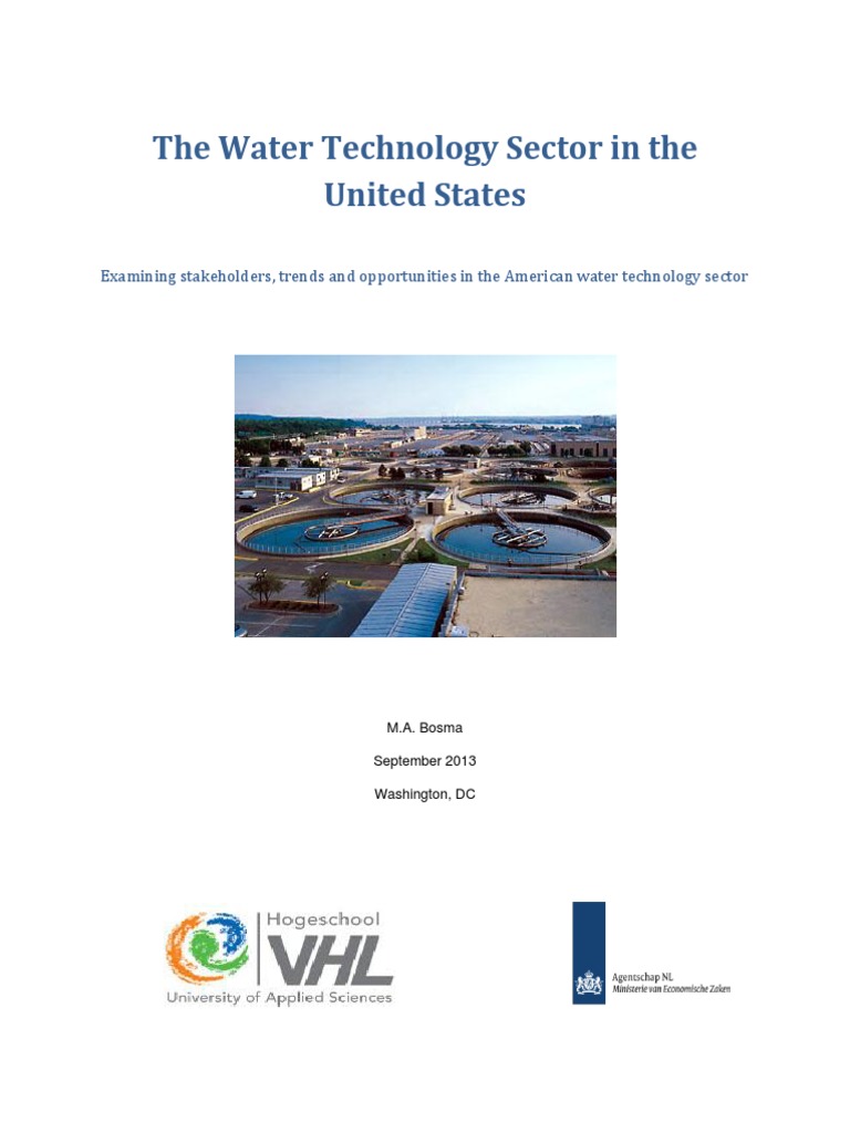 The Water Technology Sector in The US | PDF | Clean Water Act | Water ...