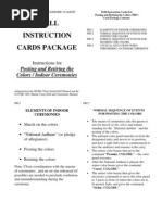 JROTC Saber Manual and Drill Techniques | PDF | Hand | Sword