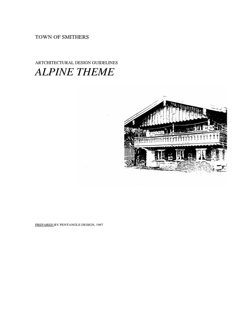 Alpine Theme: Town of Smithers | PDF | Window | Roof