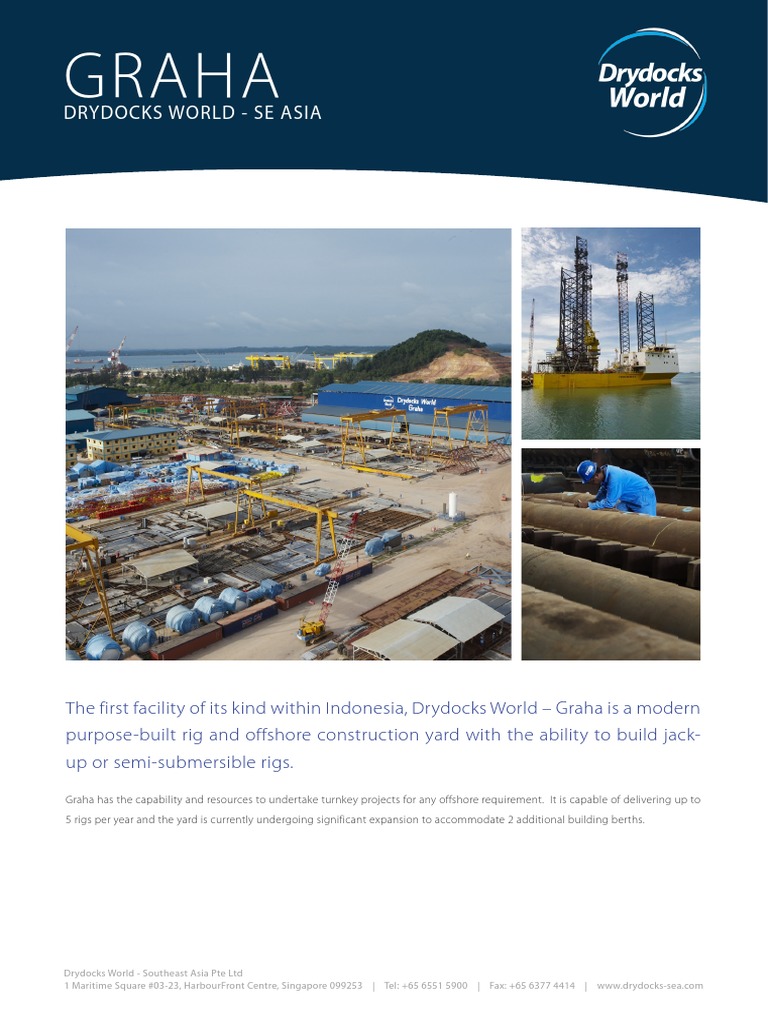 Yard Layout Drydocks World Graha | PDF | Crane (Machine)