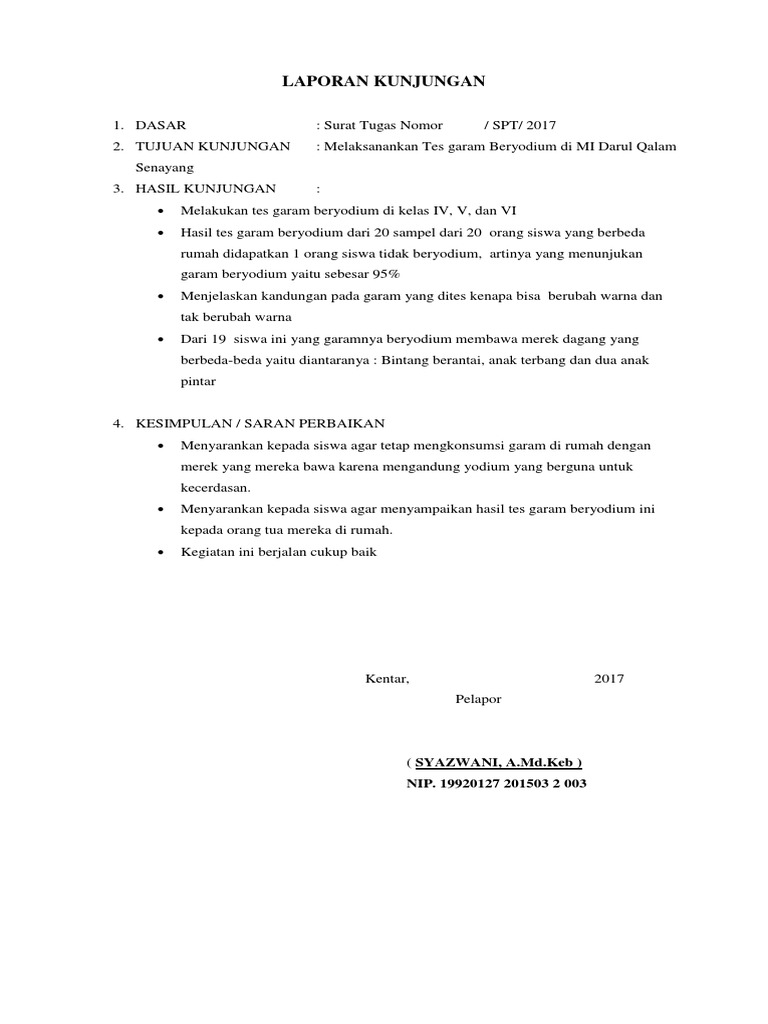 Contoh LPD Bok | PDF