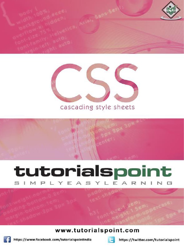 Css Tutorial Pdf Pdf Cascading Style Sheets Html