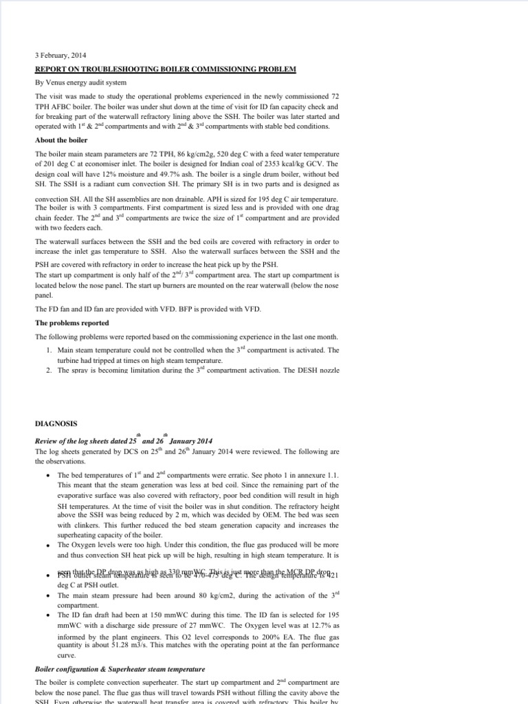 Docslide. Successful Commissioning of An Afbc Boiler | PDF | Boiler ...