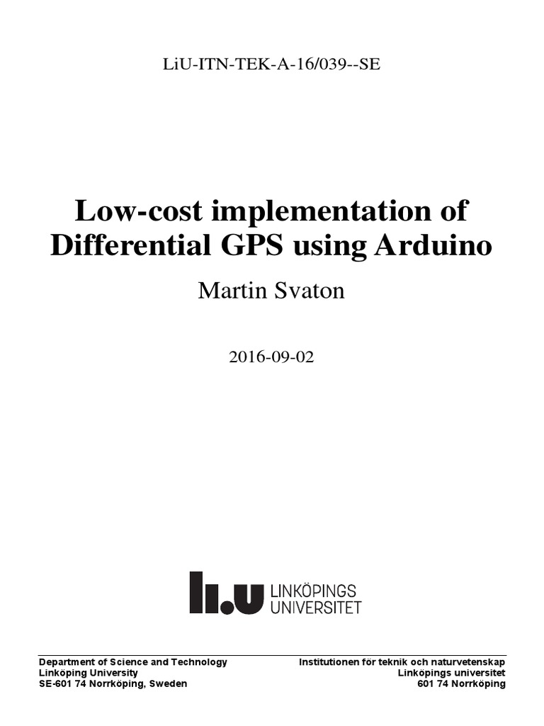 Arduino Gps Implementation | PDF