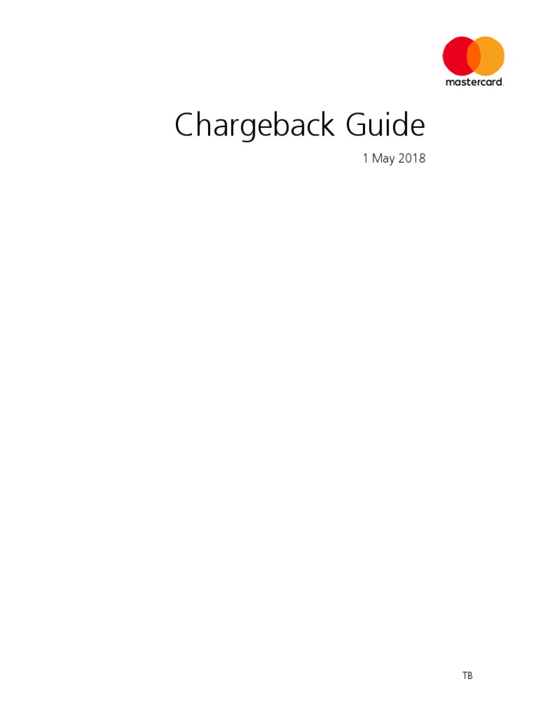 Chargeback Guide | PDF | Master Card | Applications Of Cryptography