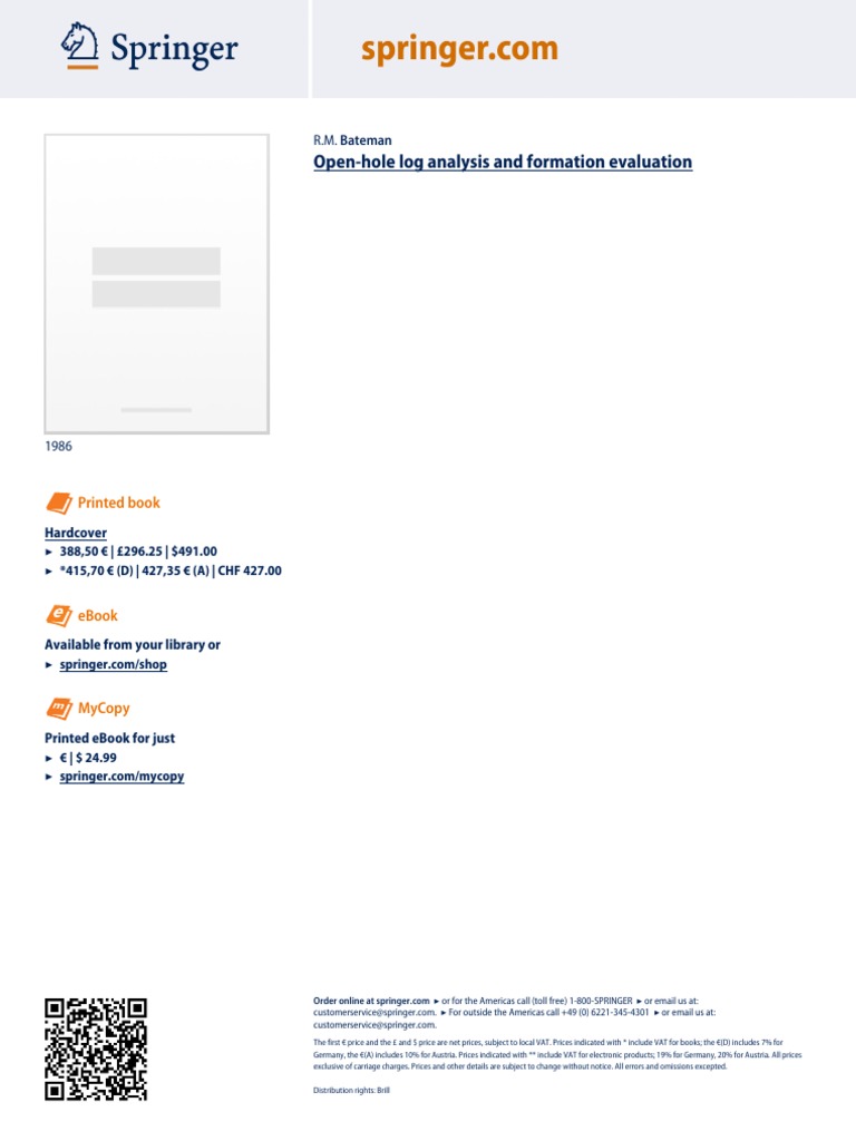 Openhole Log Analysis and Formation Evaluation | PDF | Publishing | Media