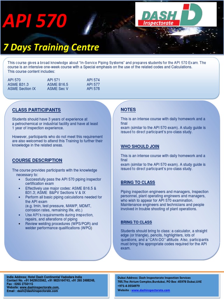 Api 570 PDF | PDF | Test (Assessment) | Engineering