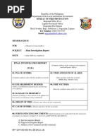 Fire Incident Investigation Report | PDF | Justice | Crime & Violence