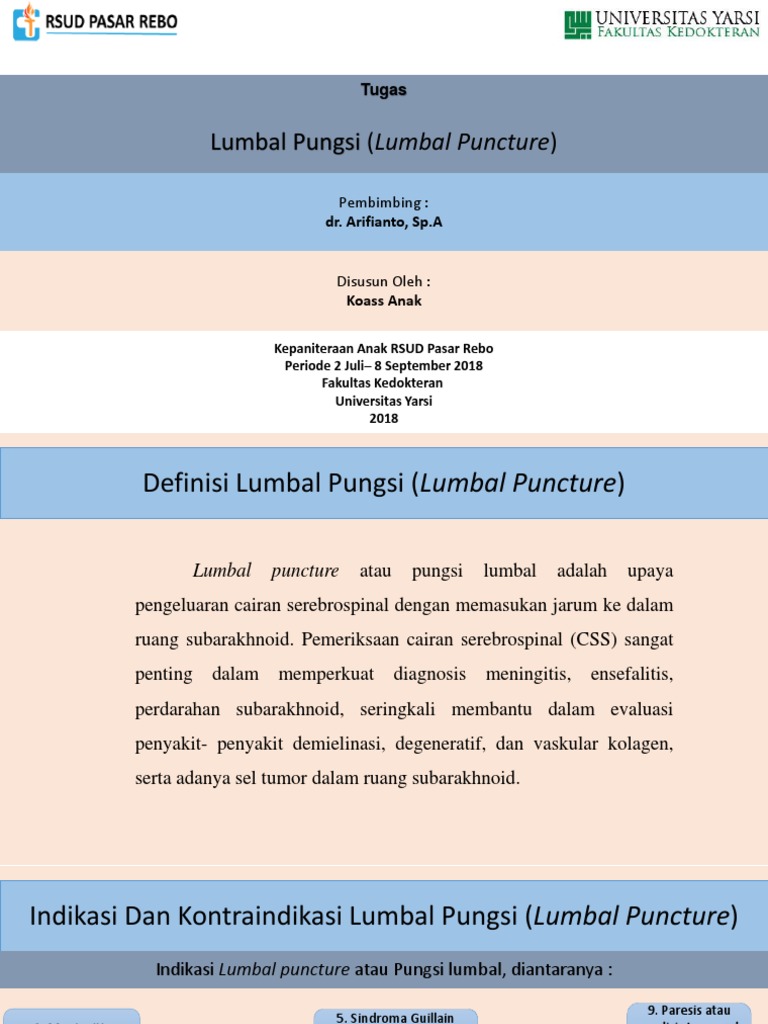 Lumbal Pungsi | PDF