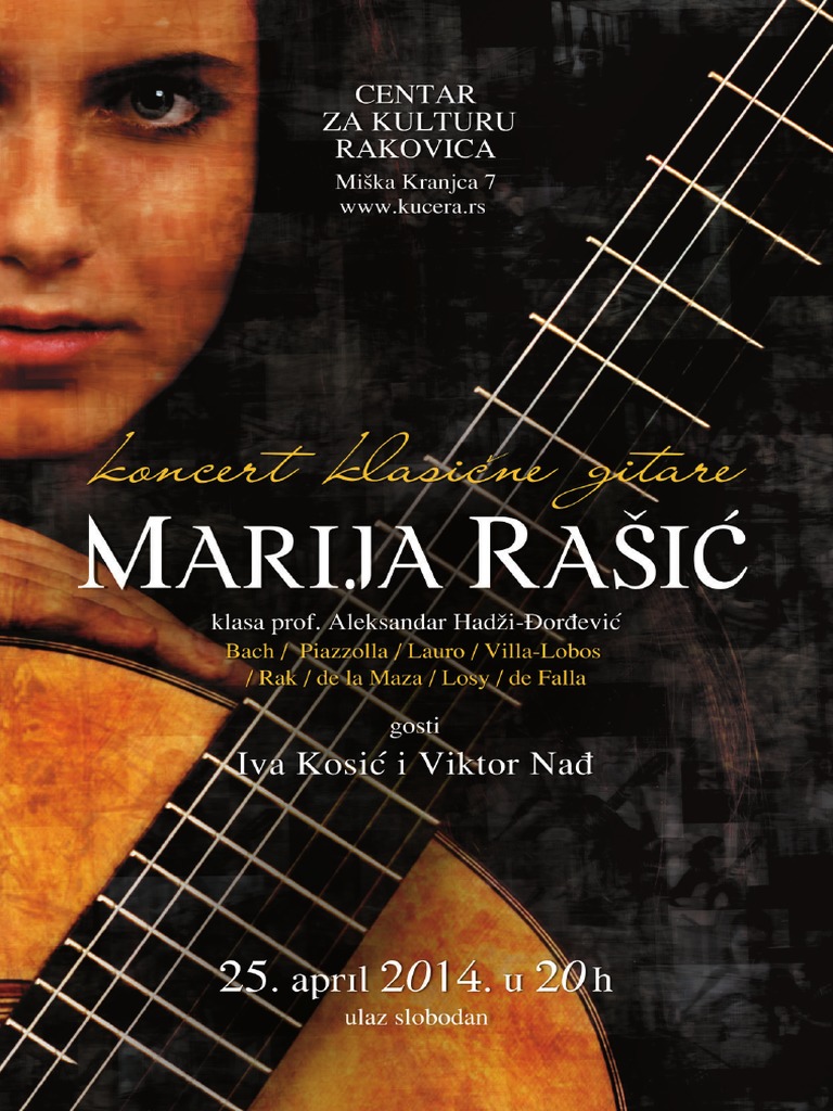 Marija Rasic - Classical Guitar Concert | PDF