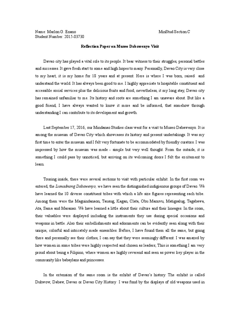 Davao Museum | PDF | Rodrigo Duterte