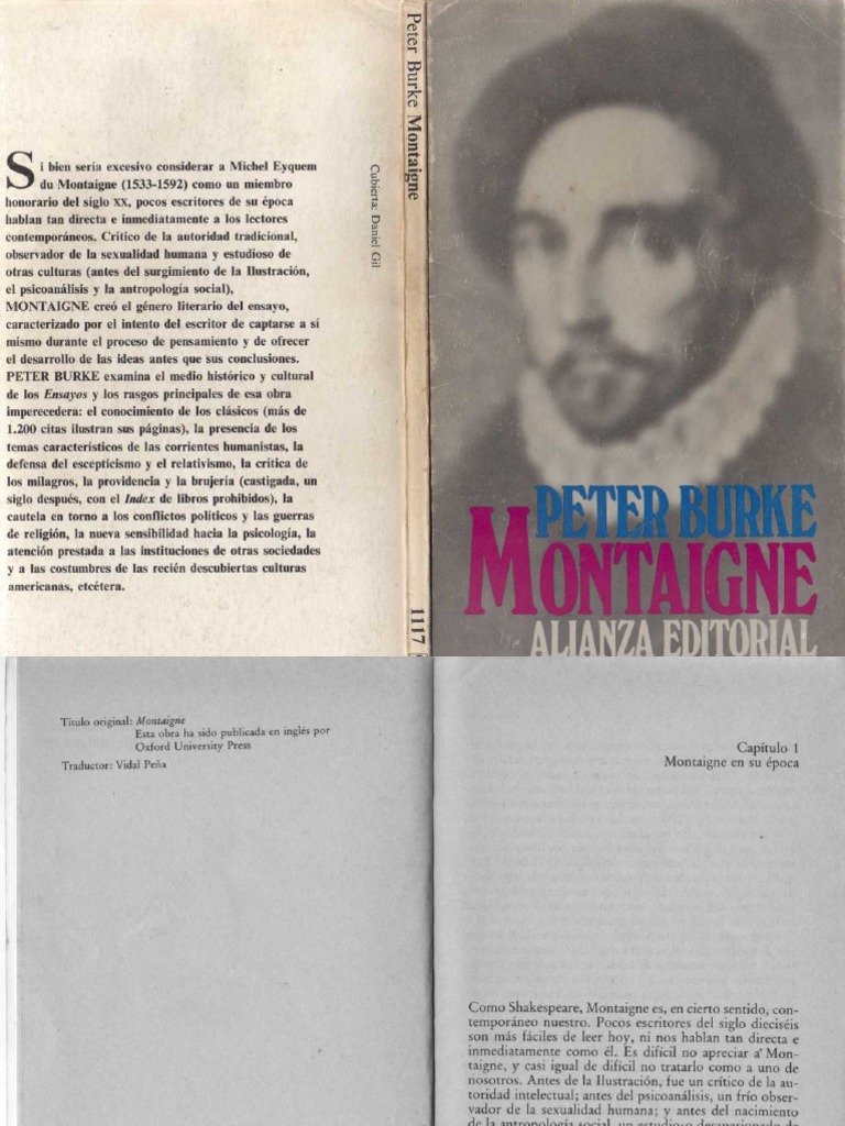 Montaigne Peter Burke PDF | PDF