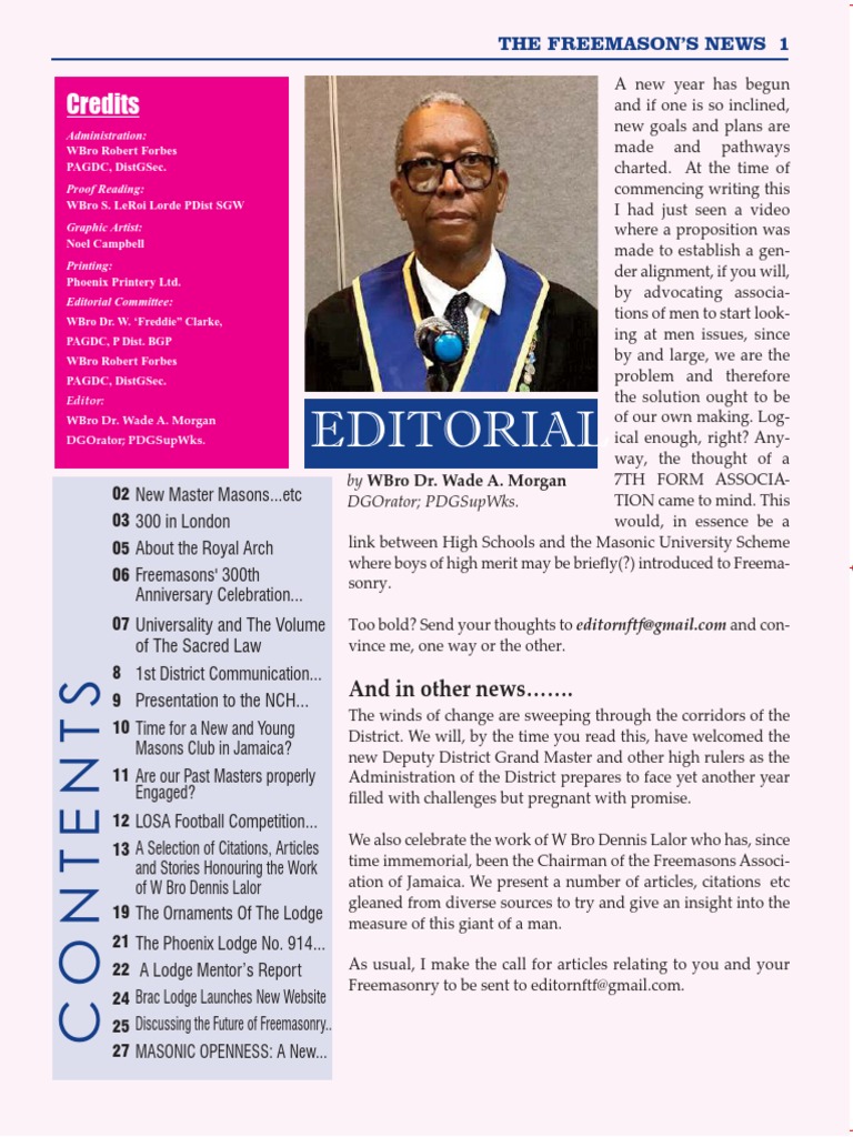 Newsletter | PDF | Freemasonry | Masonic Lodge