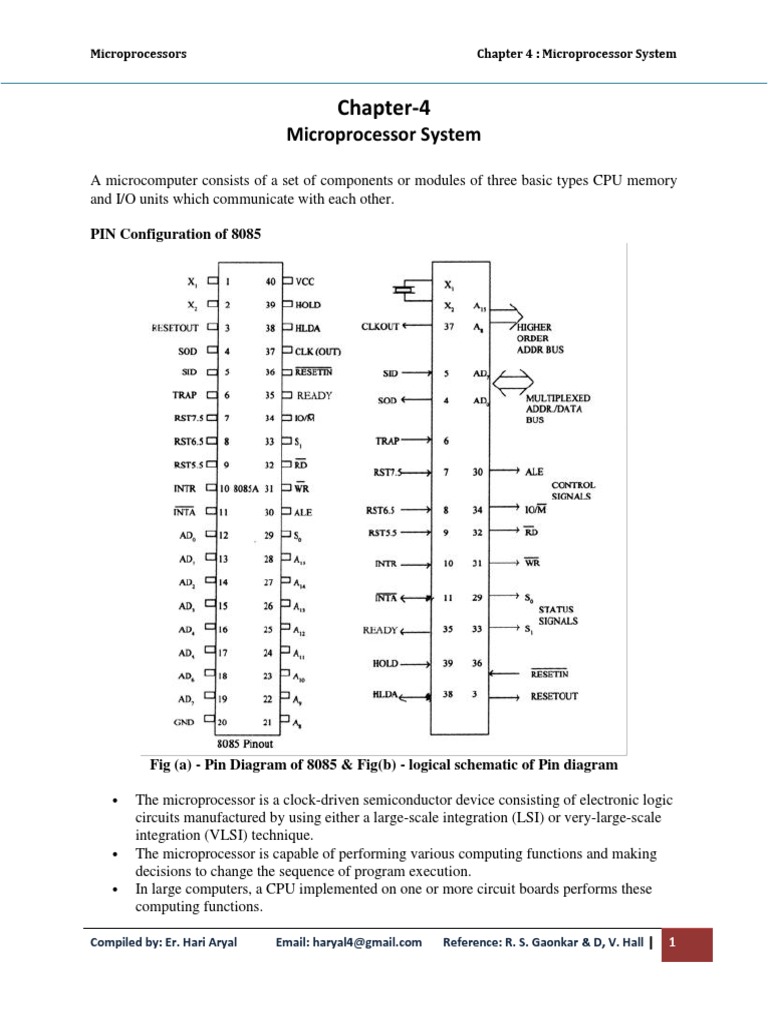Chapter 4 Microprocessor System Pdf Random Access Memory Computer Data Storage