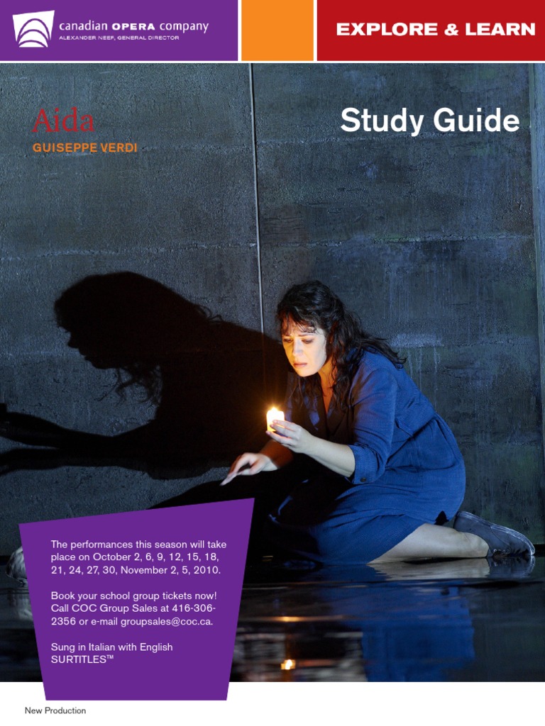 Aida Study Guide | PDF | Giuseppe Verdi | Vocal Music