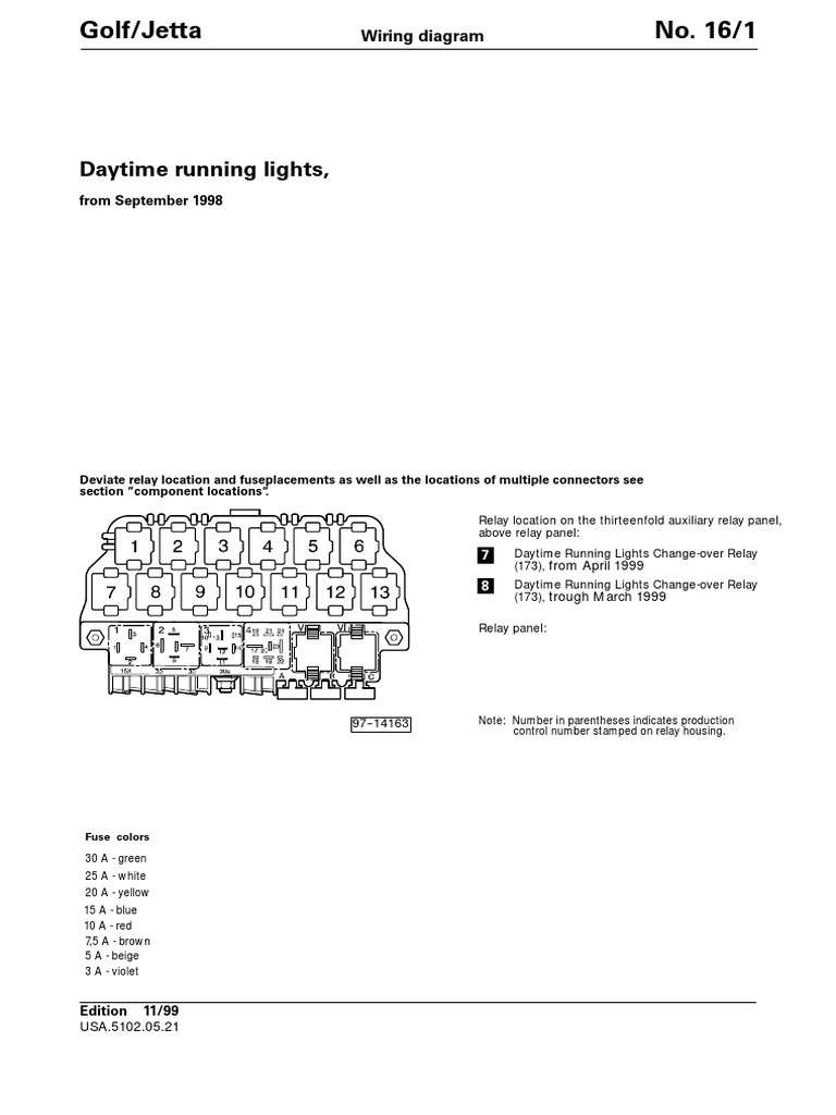Daytime Running Lights,: Wiring Diagram | PDF | Machines | Vehicles