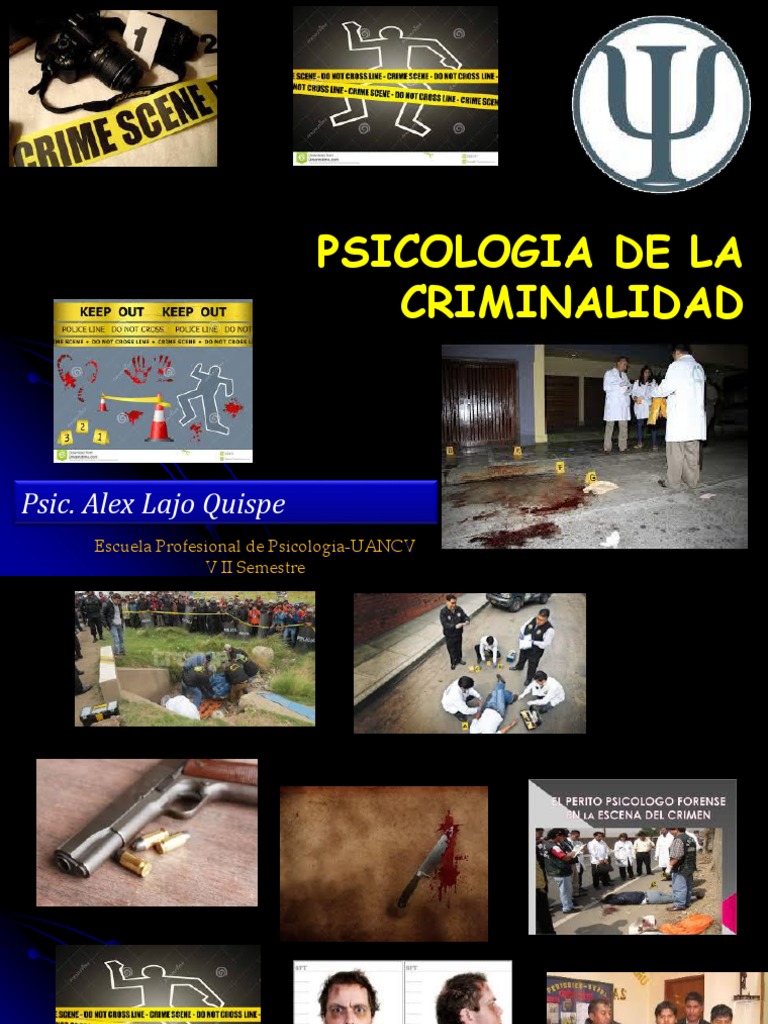 Psicología de La Criminalidad | PDF | Sicología | Comportamiento