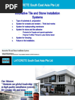 MYK LATICRETE Product Catalogue | PDF | Concrete | Tile