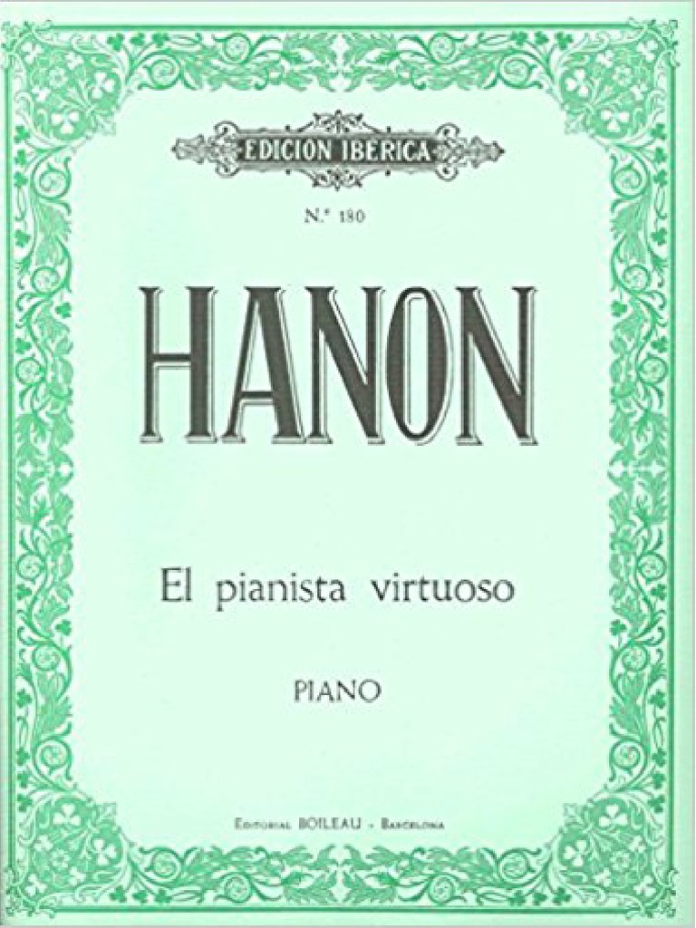 Metodo de Hanon | PDF | Piano | Ocio