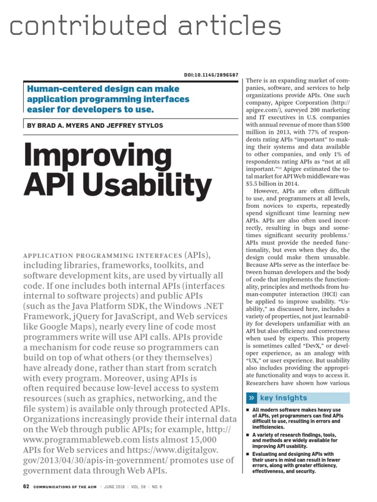 Api Design | PDF | Usability | Application Programming Interface