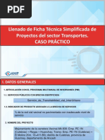 Formato N 5 Ficha Tecnica Simplificada | PDF | La carretera | Transporte