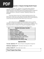 Spanish Heritage WebQuest | PDF